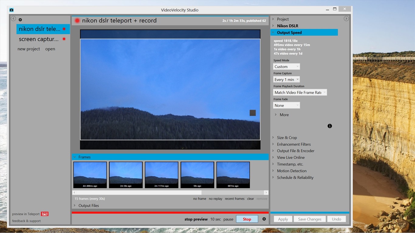 e.g. screen capture broadcast in HD, computer screen — Live stream ...